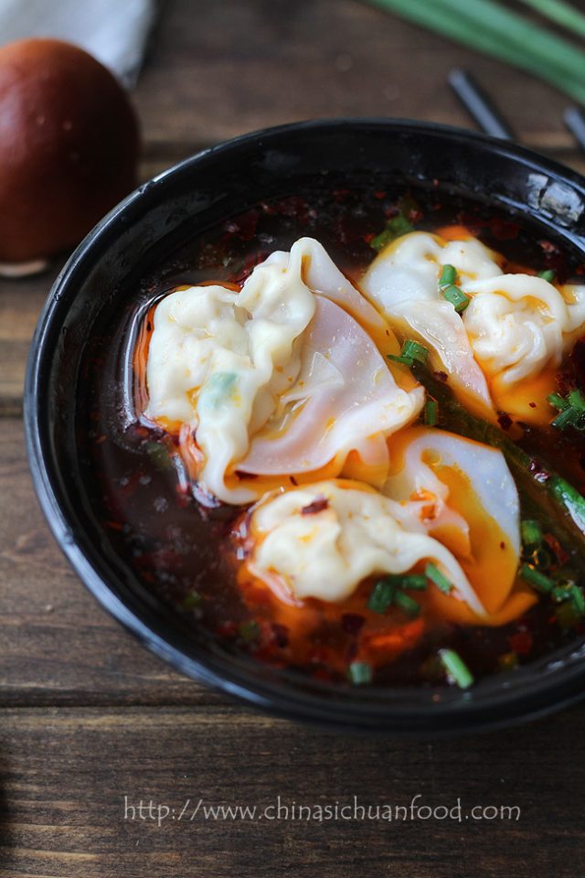 Chinese Shrimp Wonton Soup - China Sichuan Food