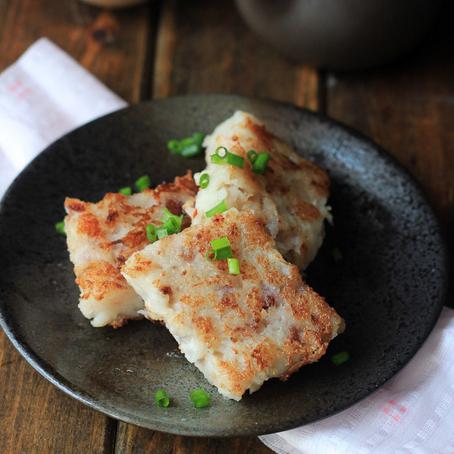 Turnip Cake Radish Cake China Sichuan Food Turnip Cake Radish Cake China Sichuan Food