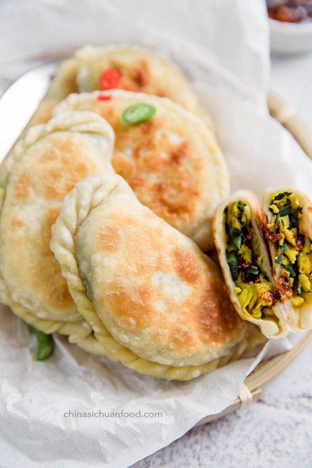 Chive Pancake – Jiu Cai He Zi – China Sichuan Food