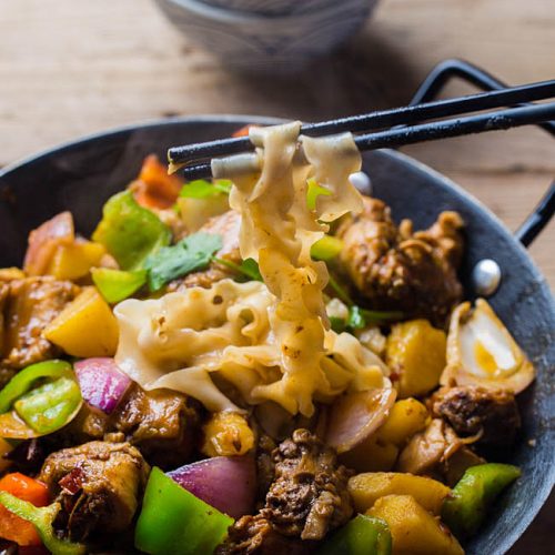 Da Pan Ji-Big Plate Chicken with Noodles – China Sichuan Food