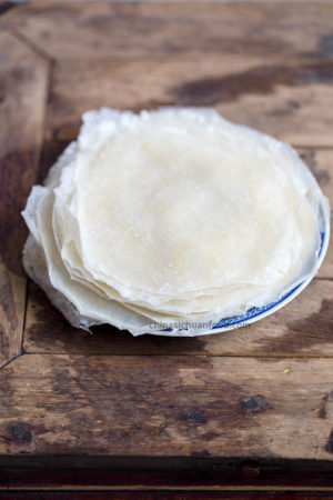 Spring Roll Wrappers (Traditional Way) – China Sichuan Food