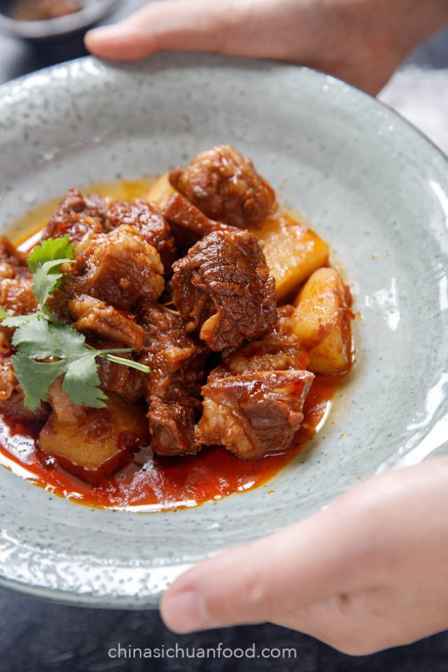 Braised Beef with Potatoes - China Sichuan Food
